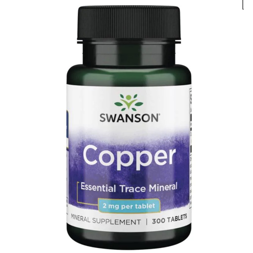 Swanson Premium Copper 2mg 300 tablets | Shopee Philippines