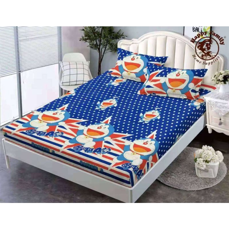 Doraemon design 3 in 1 bedsheet. | Shopee Philippines