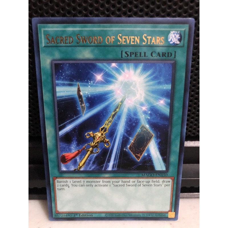Sacred Sword of Seven Stars TCG Yugioh Rare MAGO | Shopee Philippines