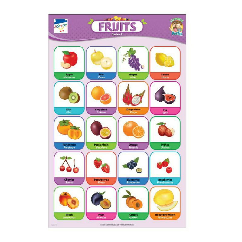 Joytoy Early Learning Posters 2,3,4(Min of 3 posters/order) | Shopee ...