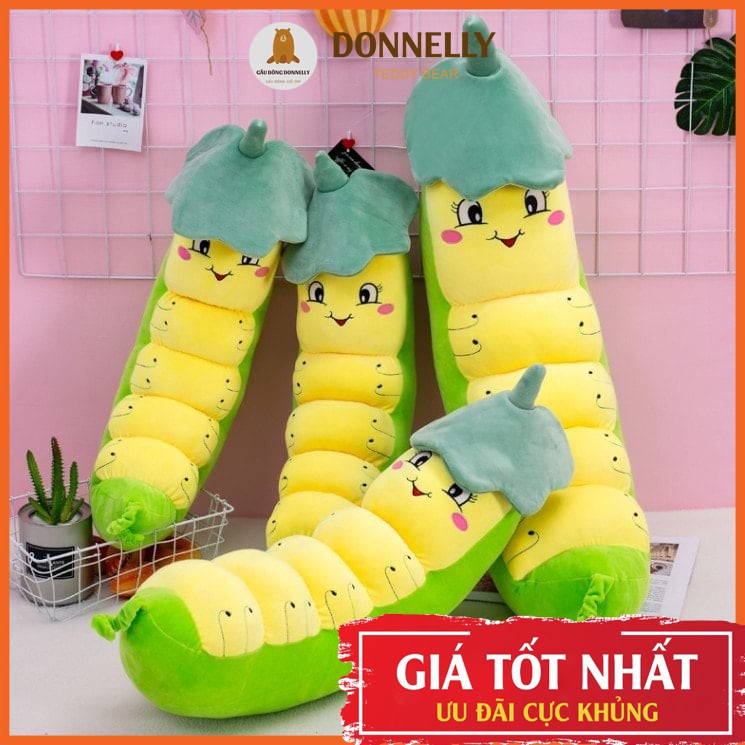 Giant Bean Worm Teddy Bear Size 70cm - 1M2 | Shopee Philippines