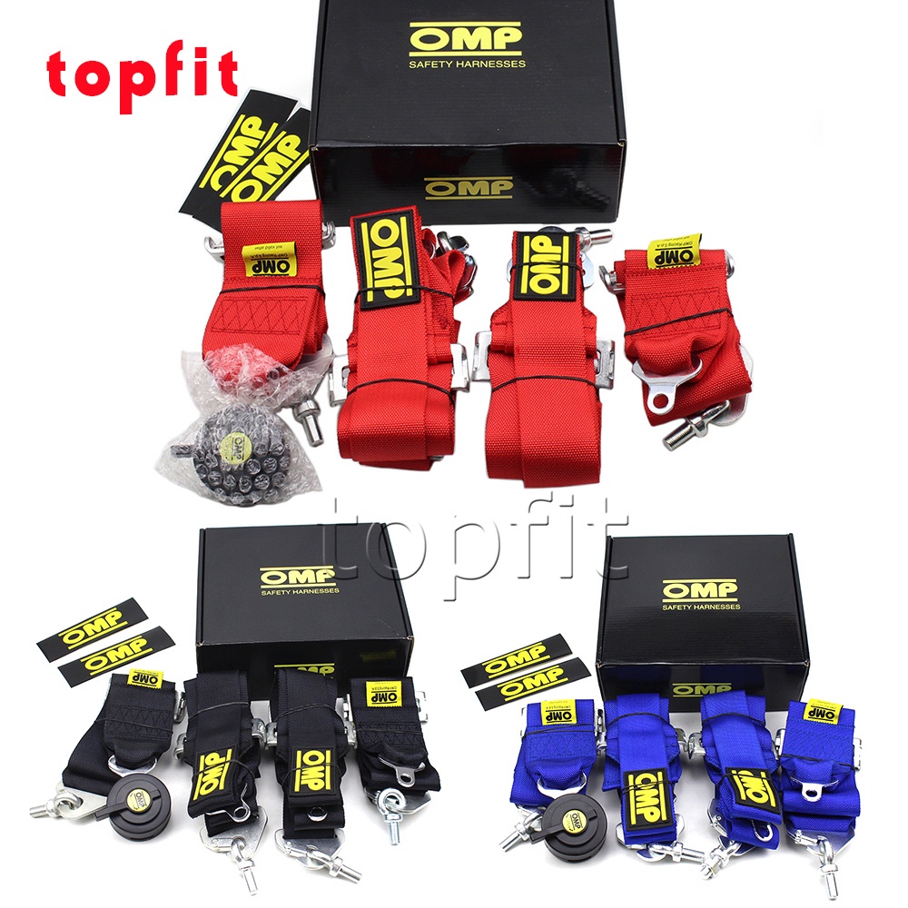 Universal OMP 3inch 4/5/6 point Racing Seat Belt Harness Camlock Shoulder Quick Release Locking ...