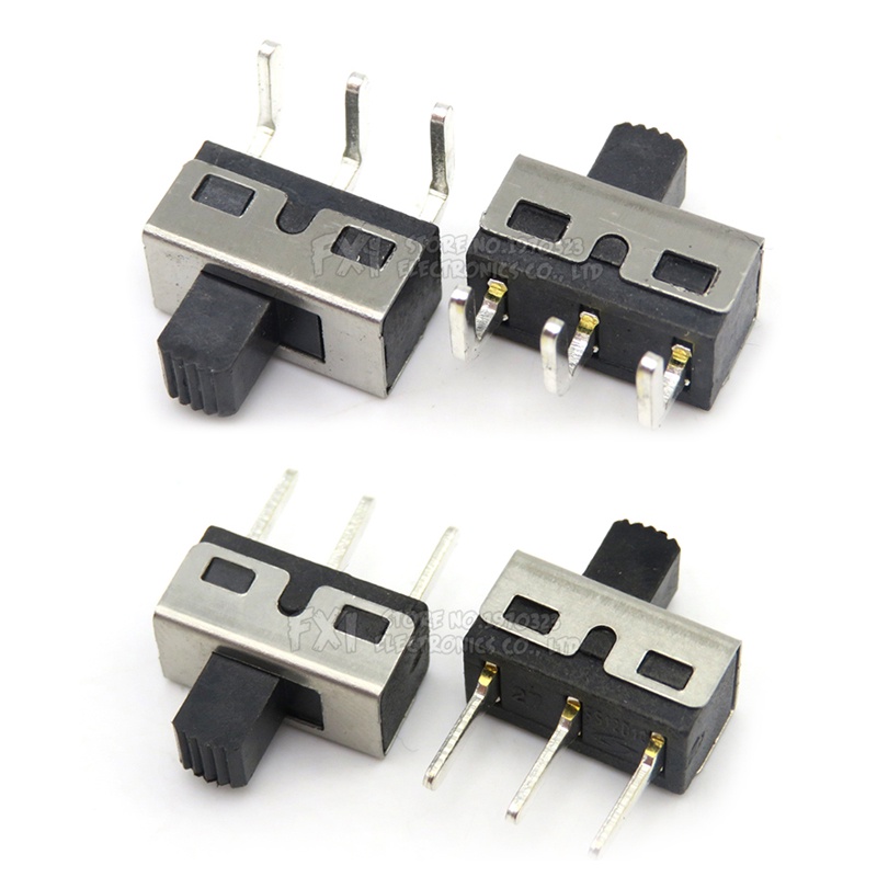 10PCS SS12D10 SS12D11 Toggle Switch 3Pin 1P2T Handle High 5mm Spacing 4 ...