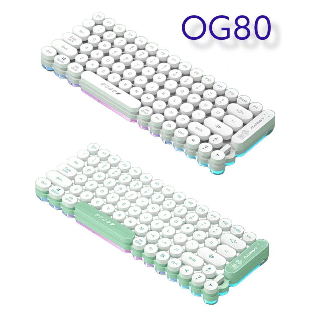 Honeycomb 3 Modes Waterproof Keyboard RGB Backlit Membrane Silent ...