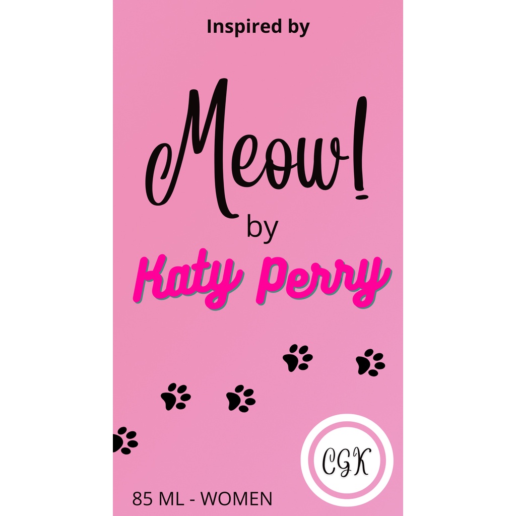 INSPIRED OIL BASED PERFUME - MEOW BY KATY PERRY | Shopee Philippines