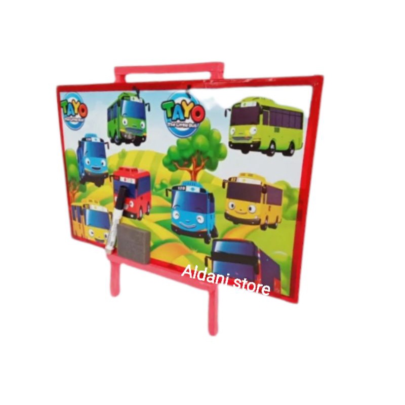 KAYU Character whiteboard whiteboard whiteboard With Wooden Stand ...