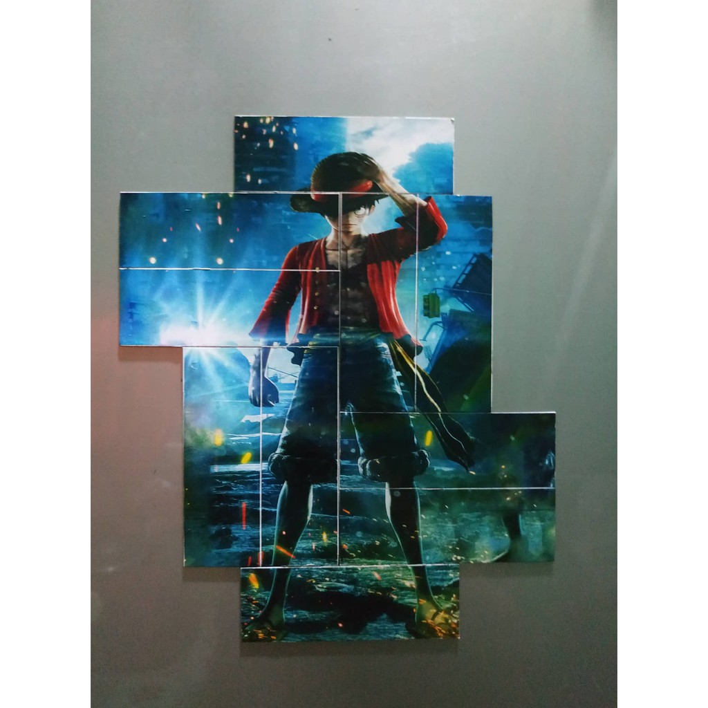 monkey d luffy puzzle ref magnet one piece | Shopee Philippines