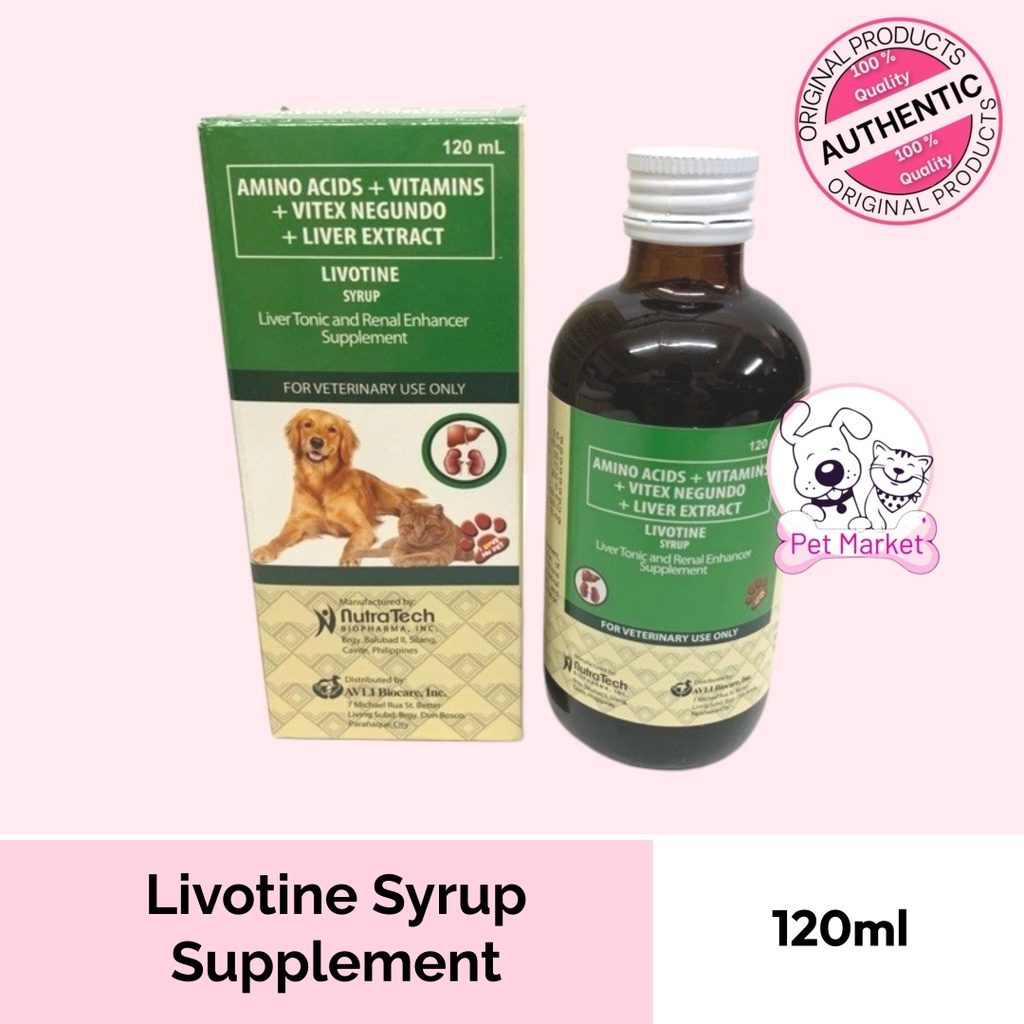 LIVOTINE SUPPLEMENT SYRUP 120ML | Shopee Philippines