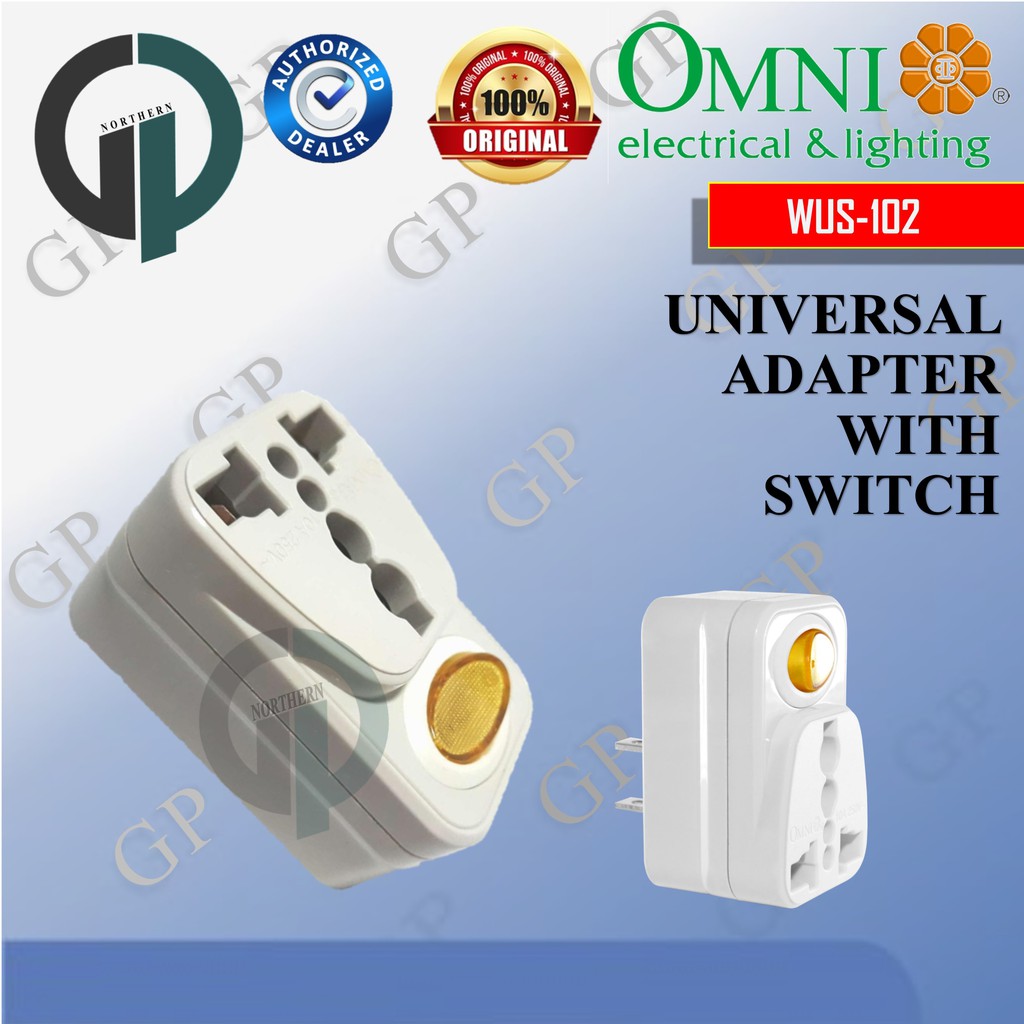 OMNI Universal Adapter with Switch WUS-102 - GPNorthern | Shopee ...