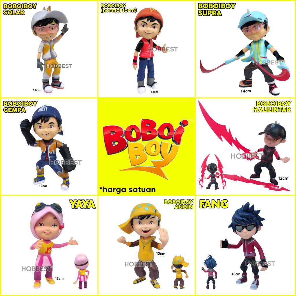 Boboiboy Action Figure UNIT PRICE - Miniature Display Topper Toy Cake ...