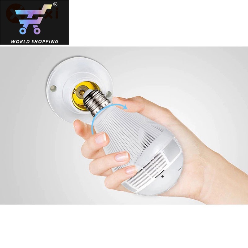 World Shopping Camera CCTV Wifi Camera Bulb Camera Wireless Panoramic ...