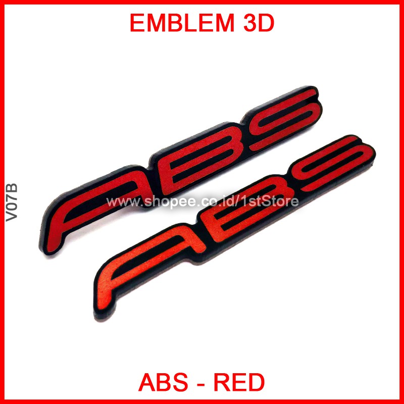 Emblem ABS RED LOGO STICKER 3D YAMAHA ALL NEW NMAX 150 AEROX 155 LEXI ...