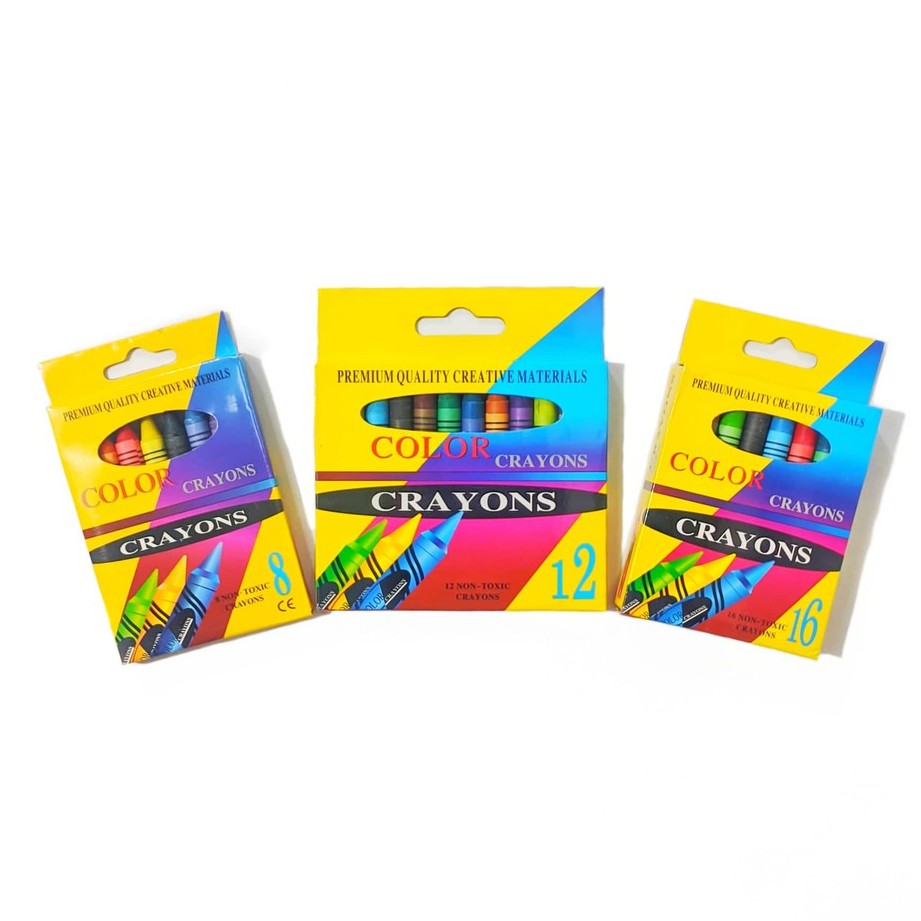 8 Or 16 Or 12 Color Crayons Non-Toxic Generic crayons art & crafts ...