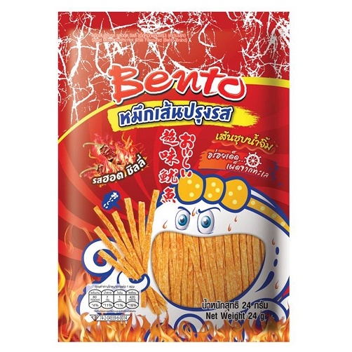 Squid Bento Fiber 20g 2 Flavors Thai Products Special Edition | Shopee ...