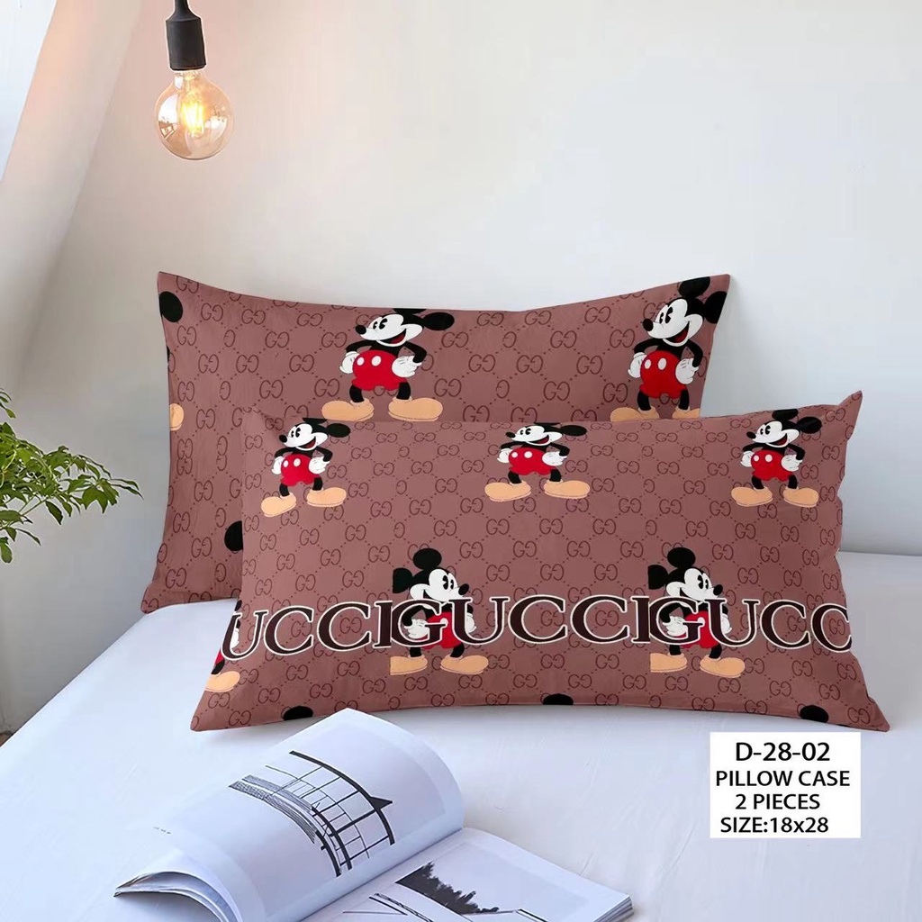 HS 2Pcs Pillow Cases Wala Zipper Size:18x28inches | Shopee Philippines