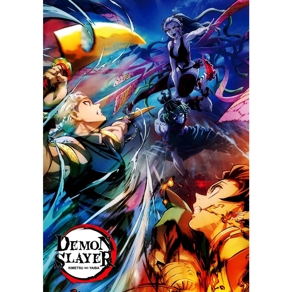 Manga Demon Slayer Anime Characters Poster A4 Size | Shopee Philippines