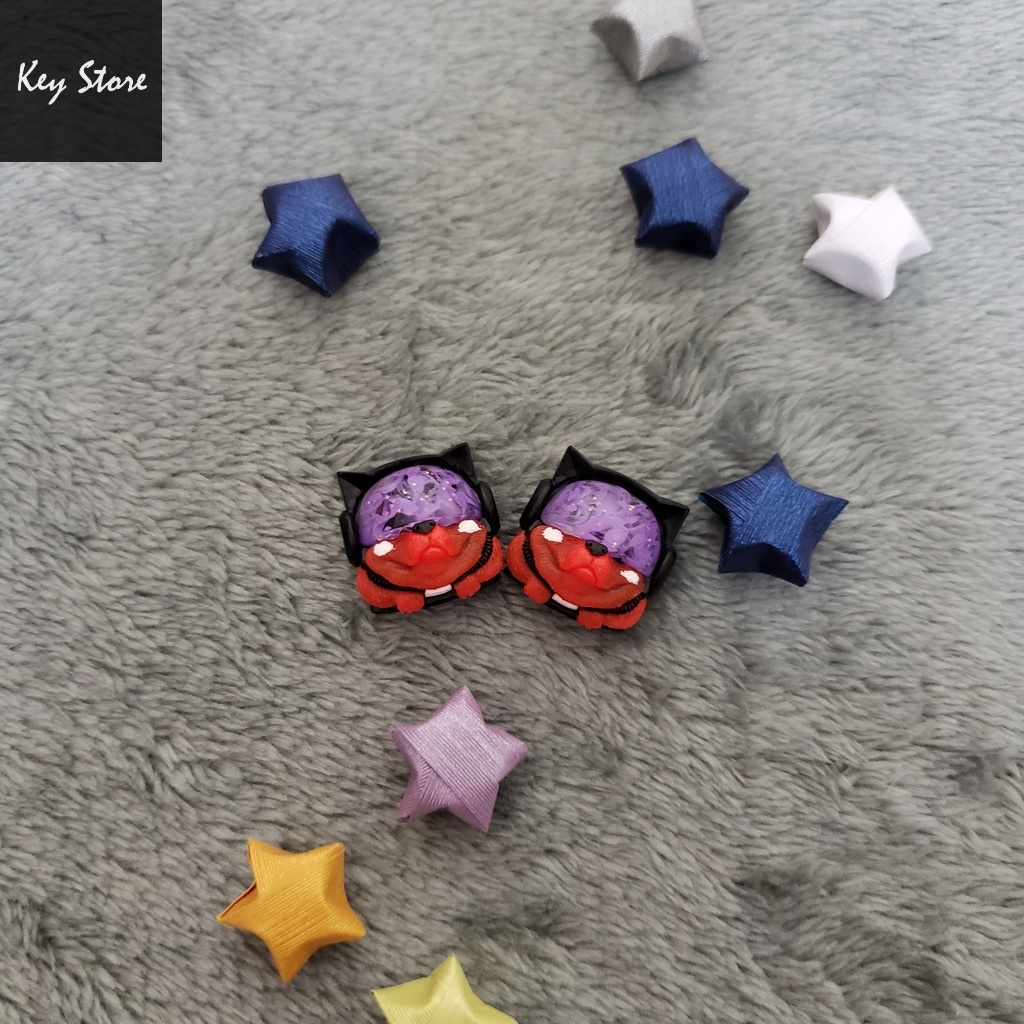 Artisan keycap sirius mechanical keyboard button in purple red | Shopee ...