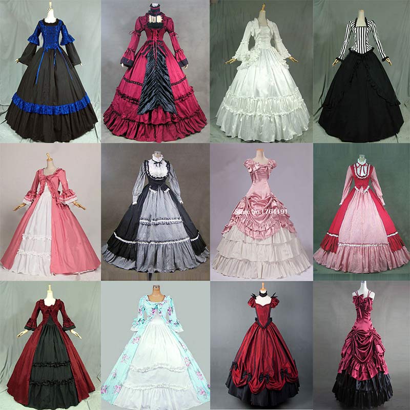 18th European Court Marie Antoinette Princess Dress Costume Halloween ...