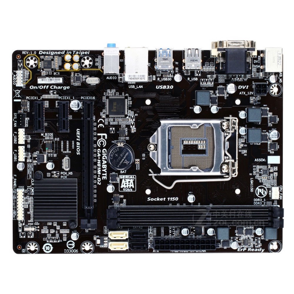 Gigabyte H81M-DS2 GA-H81M-S1 desktop motherboard H81 socket LGA 1150 i3 ...