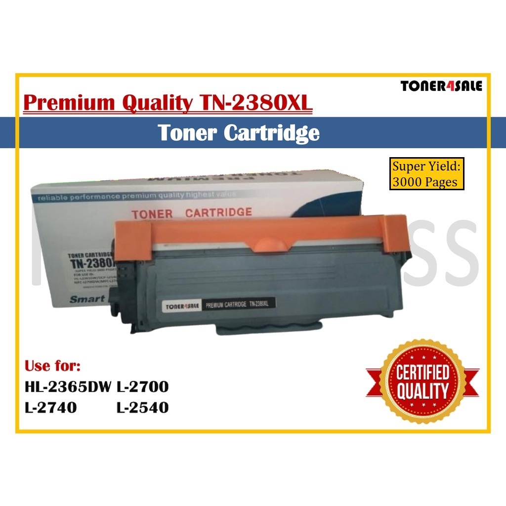 Toner Cartridge TN2380 TN-2380 for DCP L2540dw L2540 L2365 L2700 L2740 ...