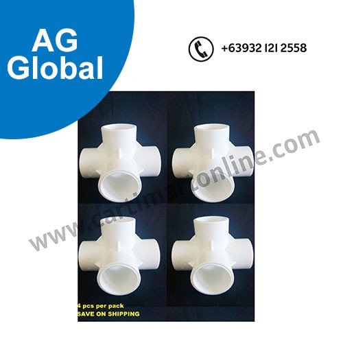 Four Way Elbow, 3/4 Inch (4 pcs per pack) | Shopee Philippines