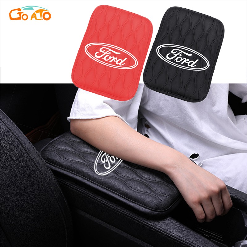 GTIOATO Car Armrest Pad Universal Leather Auto Center Console Storage ...
