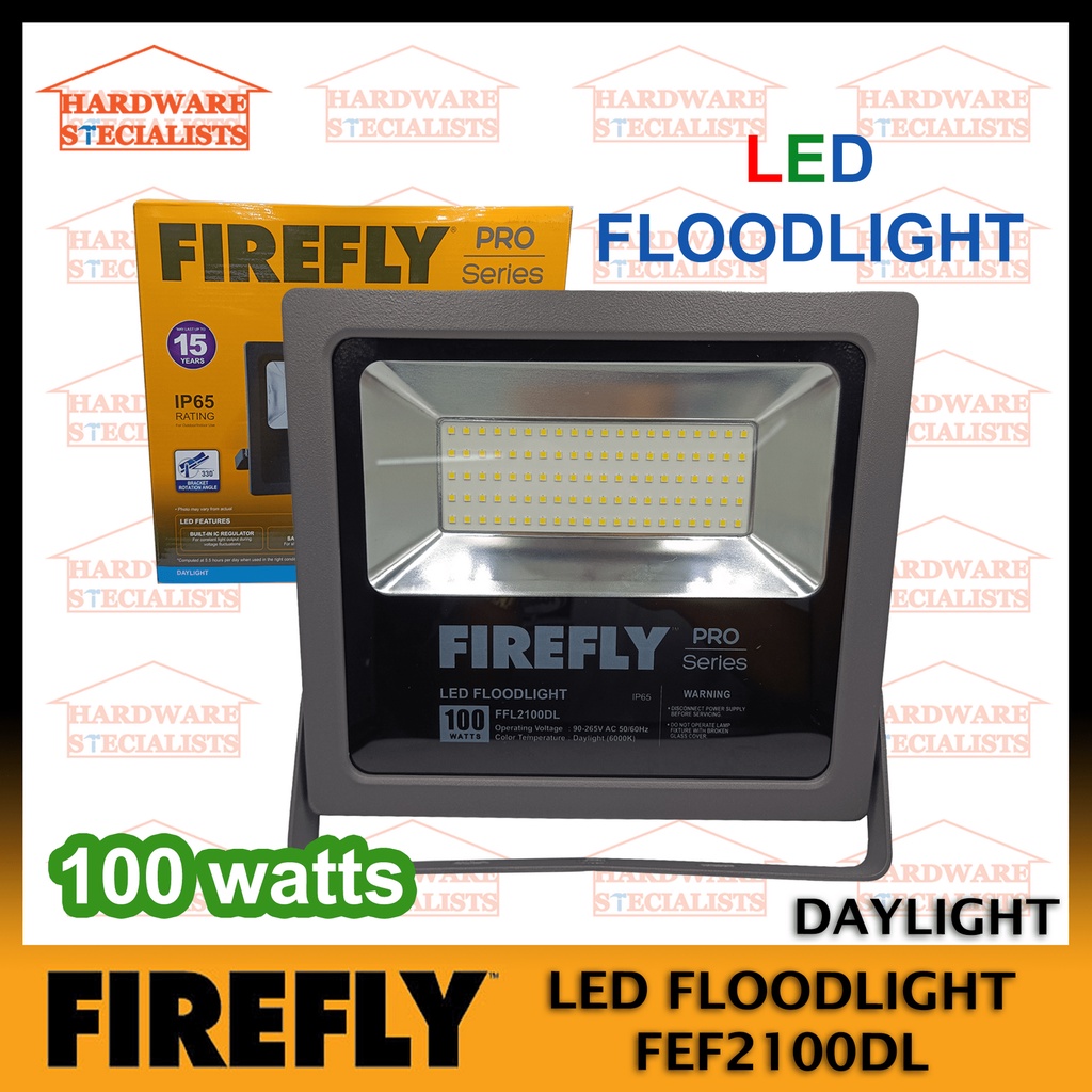 Firefly PRO SERIES LED Floodlight 100 Watts FFL2100DL Original Authentic | Shopee Philippines