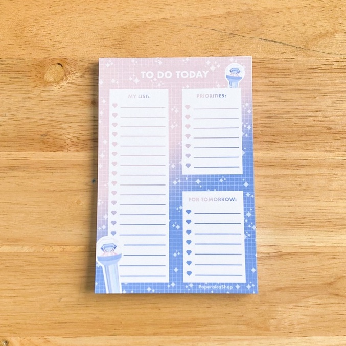 Seventeen Carat Notepad, 4 x 6 Memopad, Planner Pad, SVT Merch | FPP003 ...