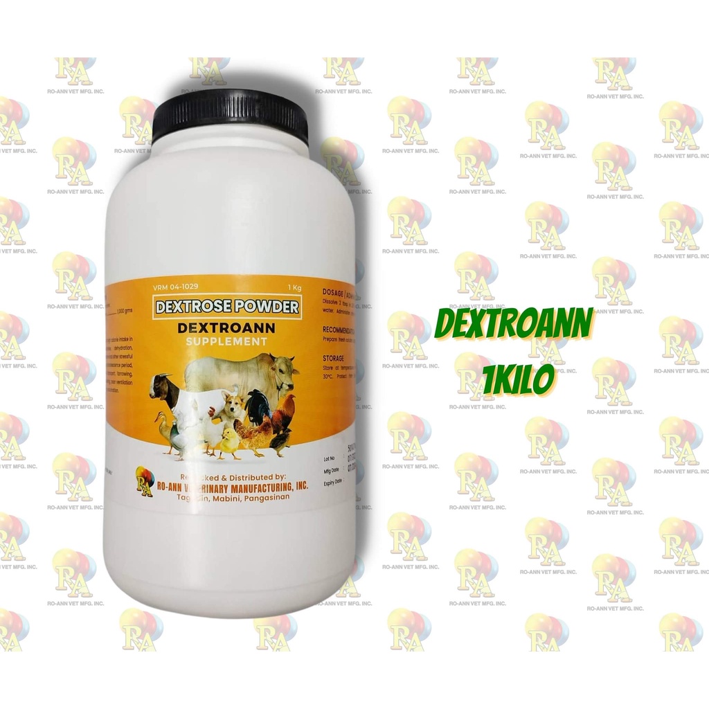DEXTROANN 1kg Jar / 250grams / 100 grams (dextrose powder) | Shopee ...