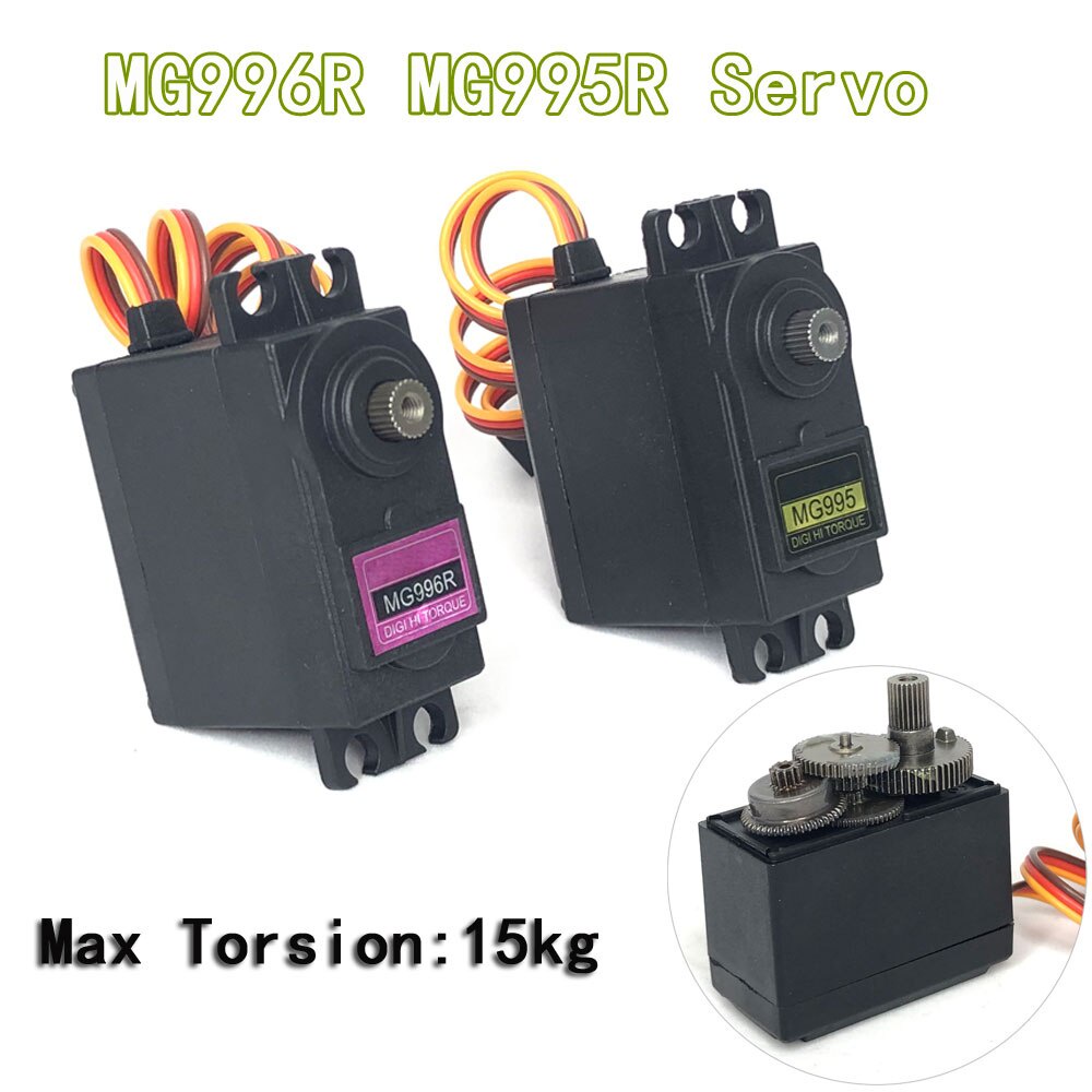 13KG 15KG MG996R MG995 Motor Durable Servos Digital Metal Gear for Futaba JR Car RC Helicopter ...