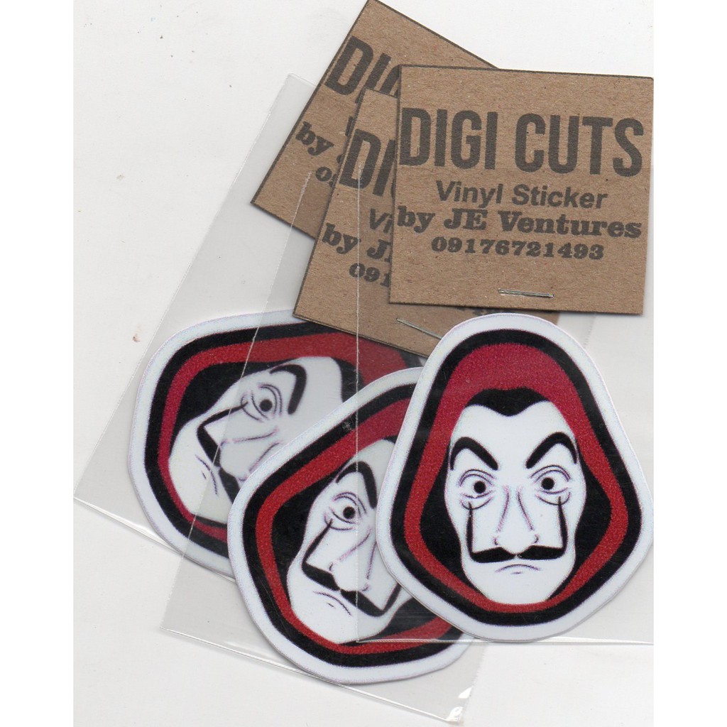 MONEY HEIST Vinyl Waterproof Stickers | Shopee Philippines