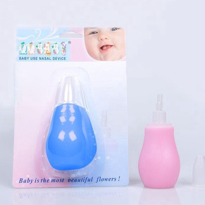 Safety Soft Silicone Baby Nasal Aspirator Baby Nose Cleaner Pump Infant ...