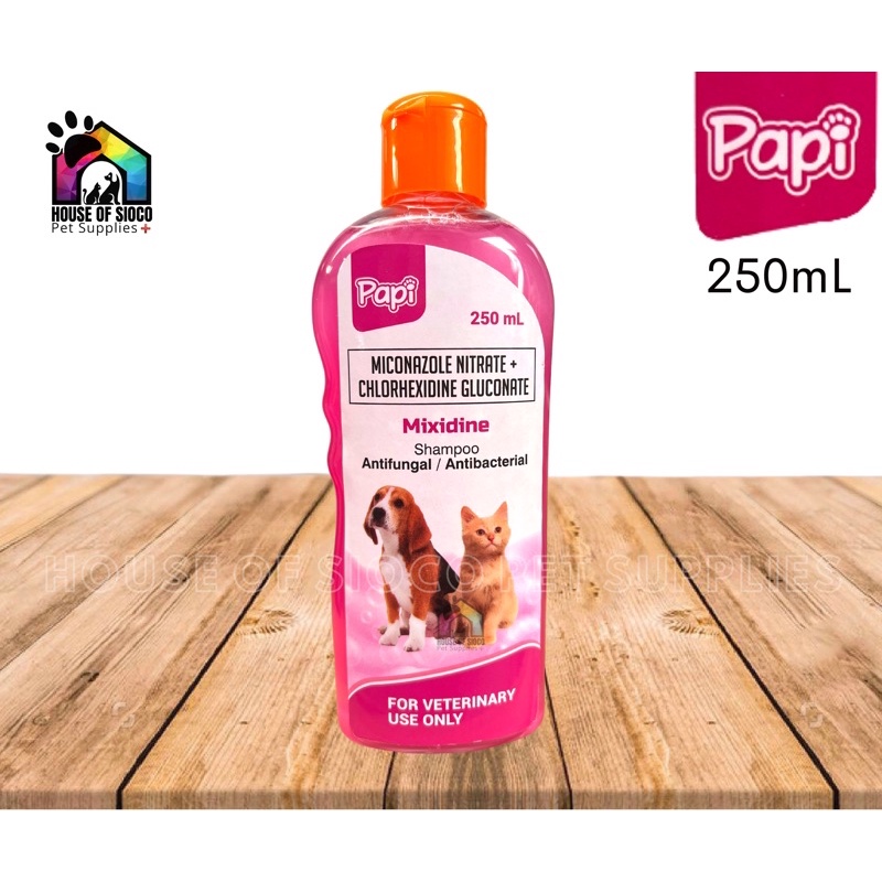 Papi Mixidine Antifungal Shampoo For Pets 250ml | Shopee Philippines
