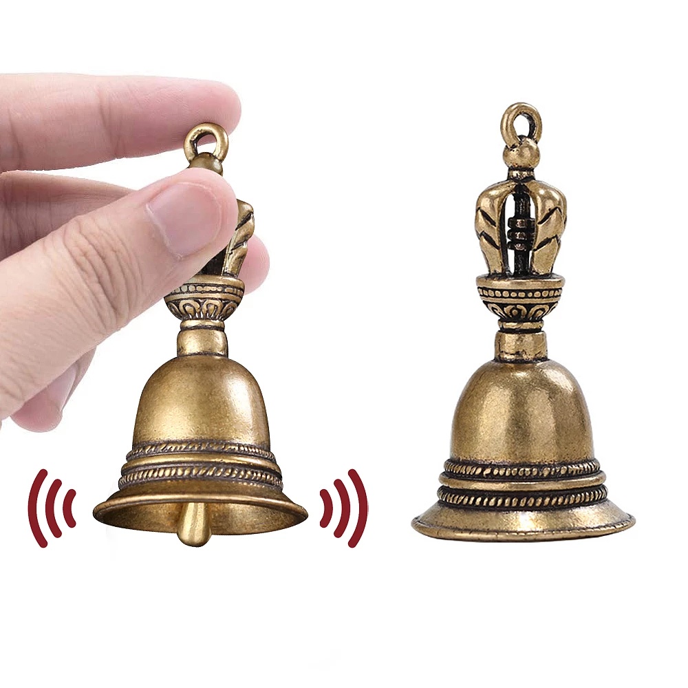 Brass Handicraft Magic Bell Wind Bell Tibetan Bronze Bell Keychain ...
