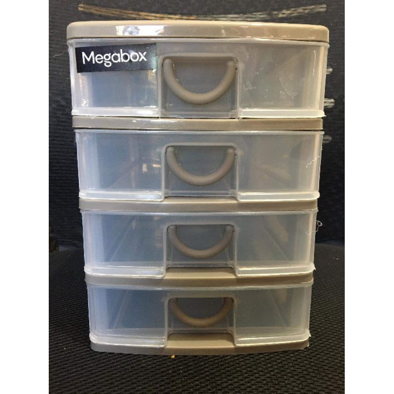 Megabox Gray Mini Drawer 4/5Layers | Shopee Philippines