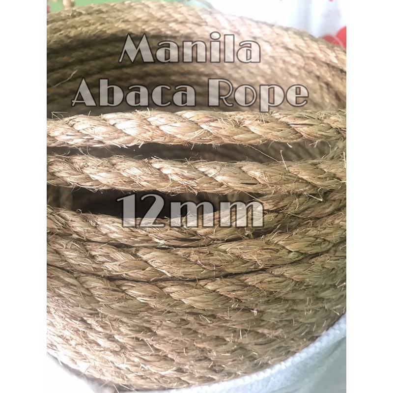 Manila Abaca Rope 12mmx1meter | Shopee Philippines