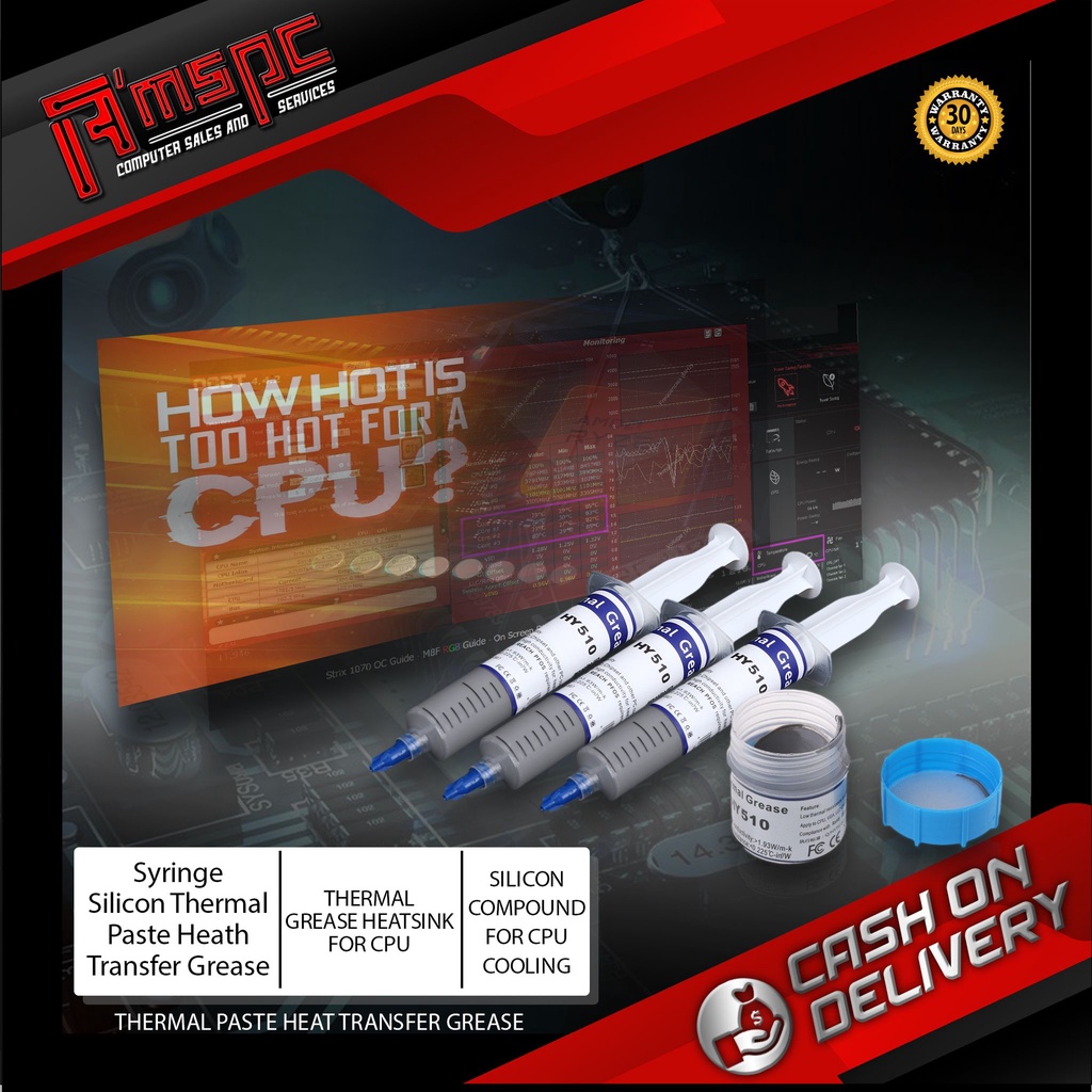 Thermal Paste hermal paste (thermal grease) injection type | Shopee ...