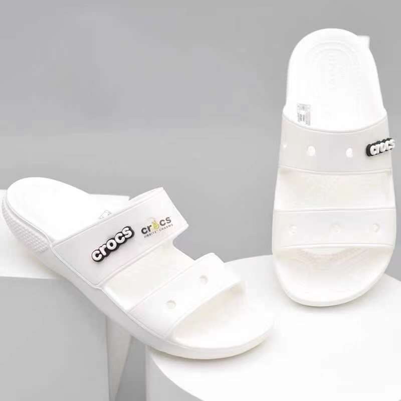 Sunstar New Crocs 2 Strap Classic Beach Sandals For Men and Women Free ...