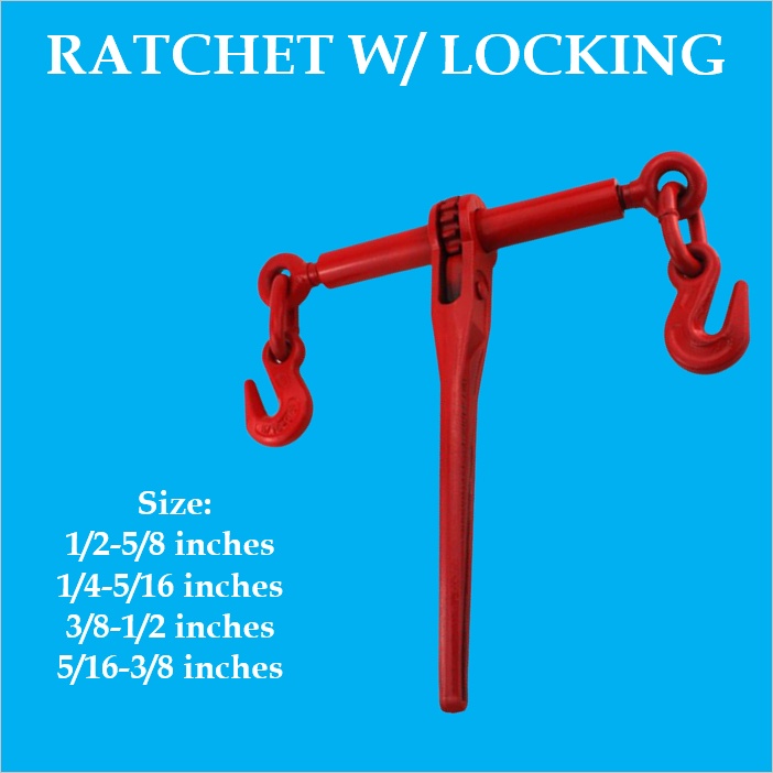 Toyu Ratchet Chain Puller Binders Lever Load Binder Cargo Control Tie ...