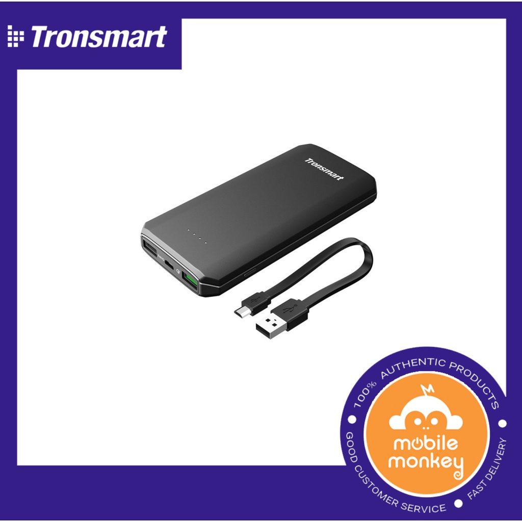 Tronsmart Edge 10000mAh Power Bank | Shopee Philippines