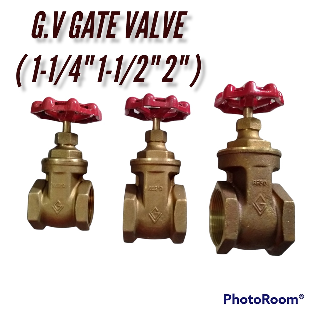 GREAT VOLUME Brass gate valve size;( 1-1/4'' 1-1/2'' 2 inches ...