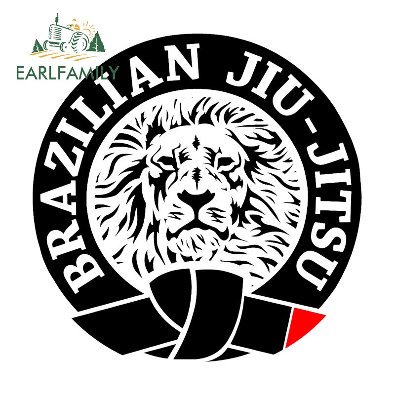 EARLFAMILY 13cm x 13cm for Belt Bjj Jiu Jitsu Car Stickers Waterproof ...