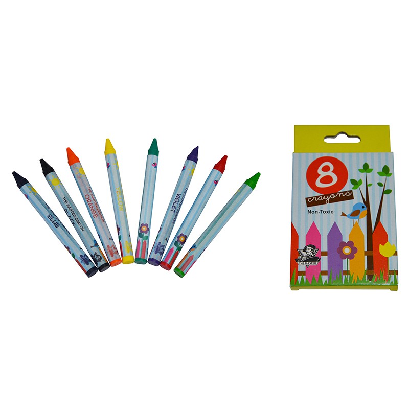 THE MASTER Crayons 8 Colors (30 Sets) | Shopee Philippines