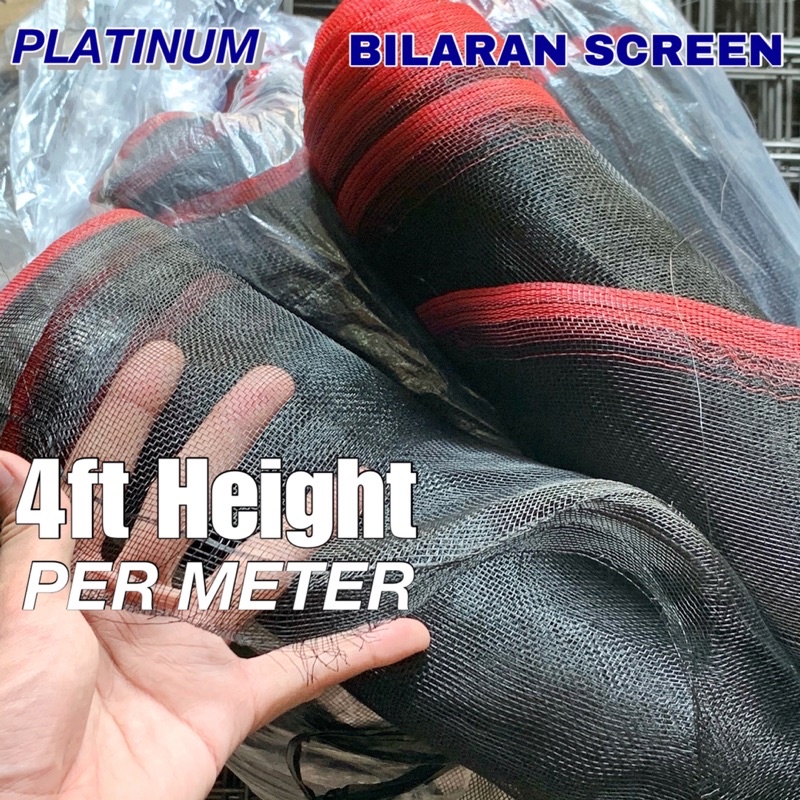 4ft Height | Bilaran Ng Palay | Screen Kulambo Fishnet | Sold Per Meter ...