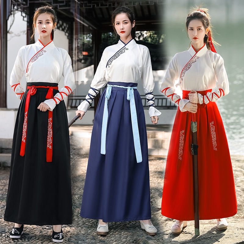 Hanfu men's ancient style martial arts swordsman men's summer plus size ...
