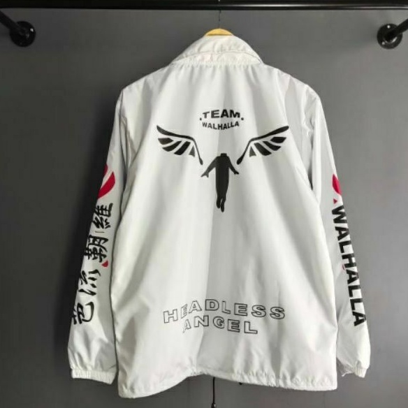 PUTIH Tokyo revengers mikey sano manjiro White valhalla coach Jacket ...
