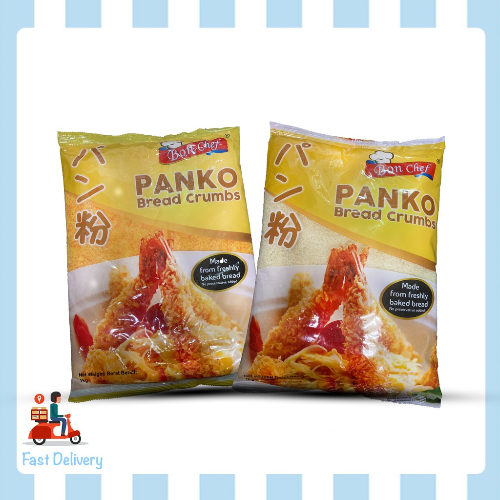 BON CHEF PANKO BREAD CRUMB/ SERBUK ROTI 500GM/ 1KG | Shopee Philippines
