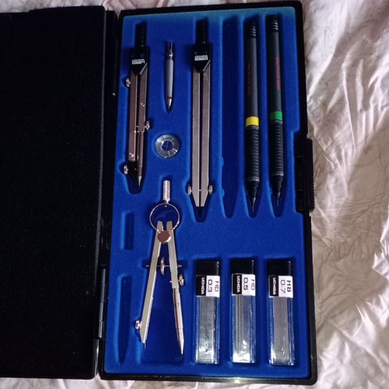 Uchida KD-Type Drawing Instrument Set French Curve Staedtler | Shopee ...