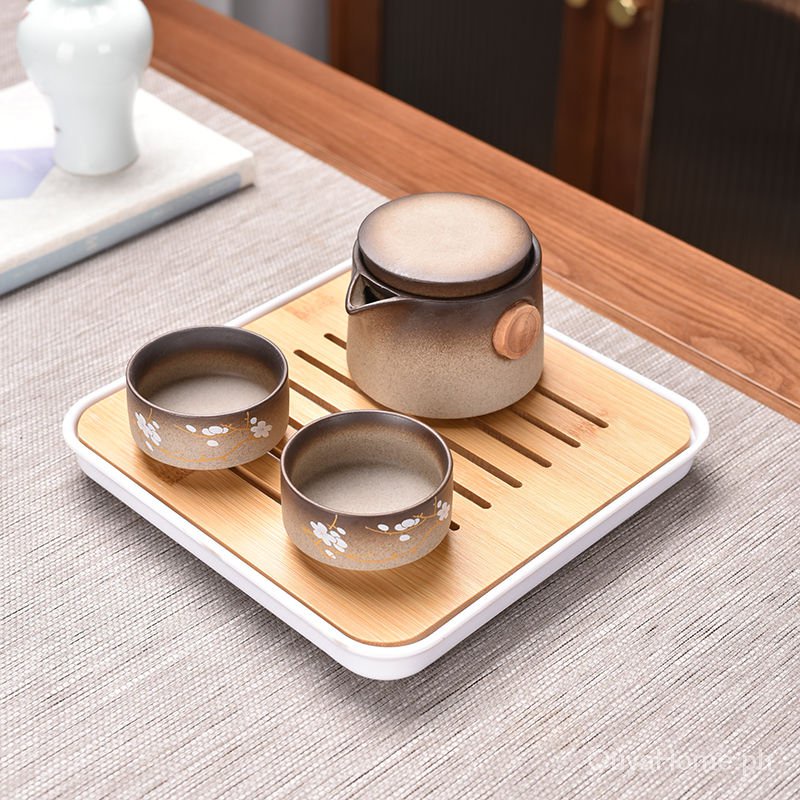 Japanese Cherry Blossom Kung Fu Tea Set Mini Set Express One Pot Two ...