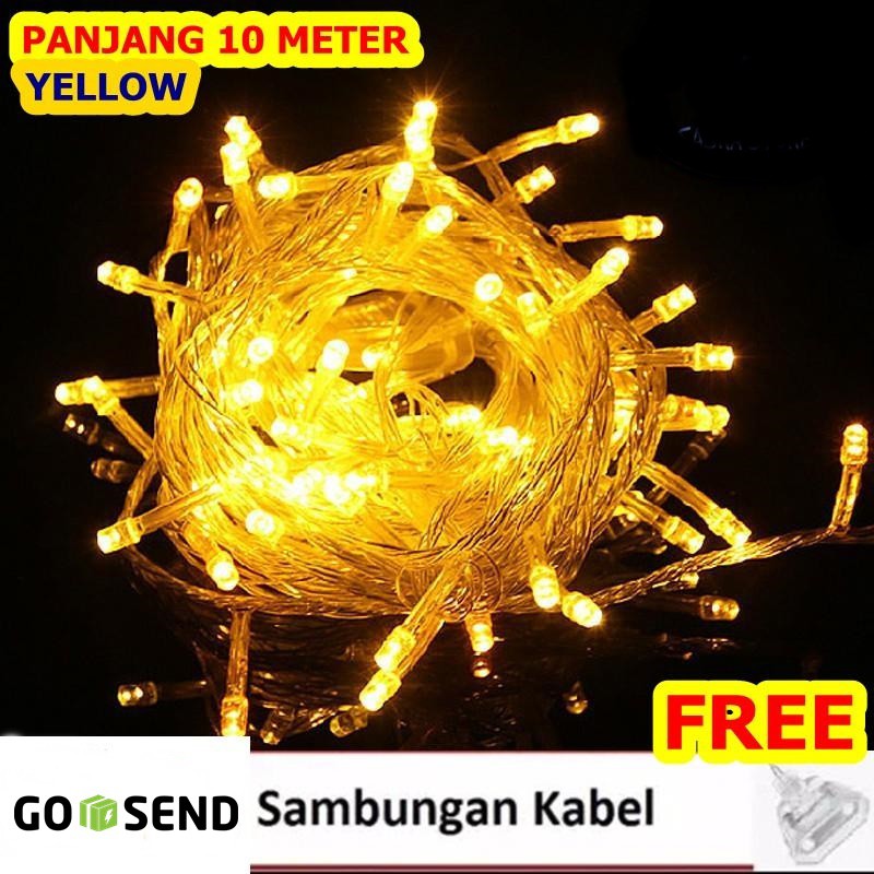 10 Meter YELLOW Tumblr Light LED Lights / Christmas Lights / Decorative ...
